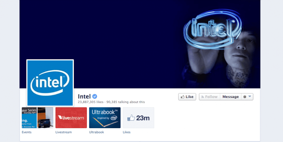 Facebook Content Strategy and Page Review: Intel - Beta21