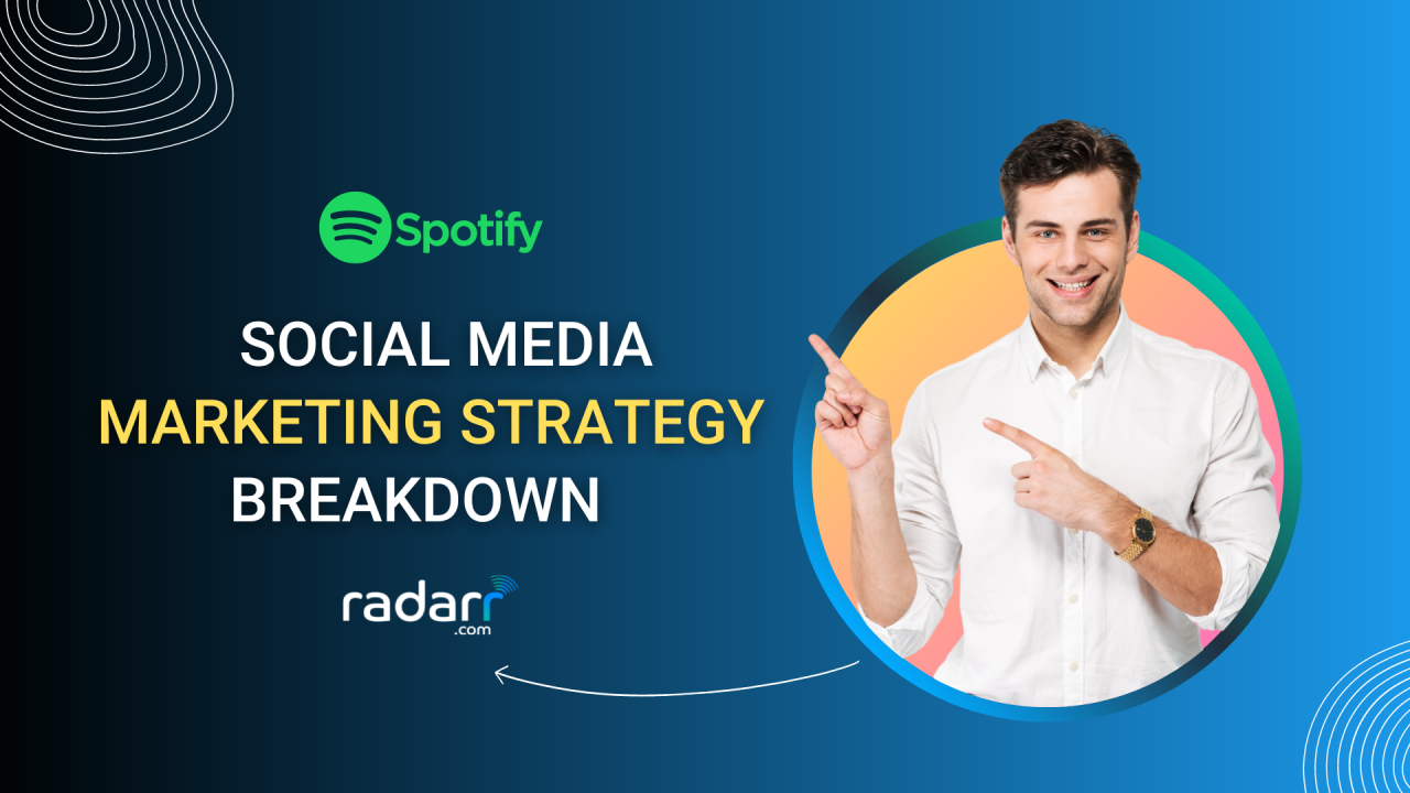 Spotify Social Media Marketing Strategy | Radarr