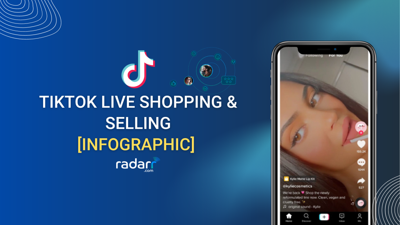 TikTok Live Shopping Infographic | Radarr